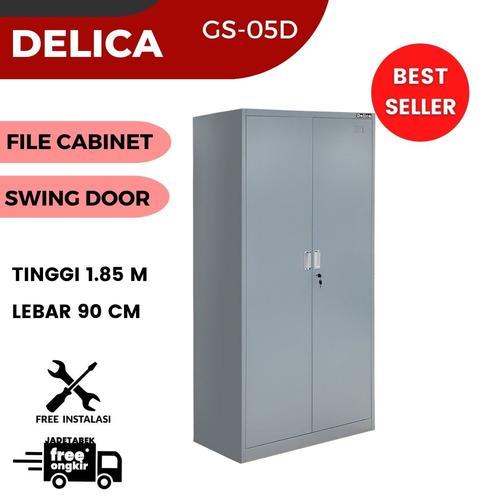 Jual Filing Cabinet Besi Lemari Arsip Kantor 2 Pintu Full Plat ...