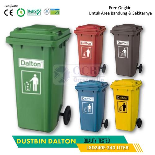 Jual Dustbin Tempat Tong Sampah Dalton 240 Liter LXD240F - Hijau - Kab. Bandung - O-CRE | Tokopedia