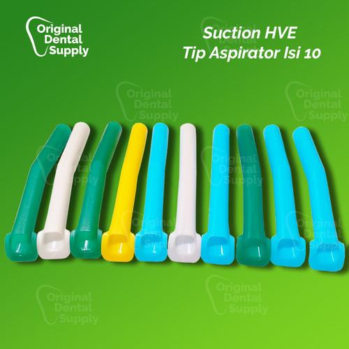 Jual Suction HVE tip aspirator isi 10 pieces saliva ejector - Jakarta ...