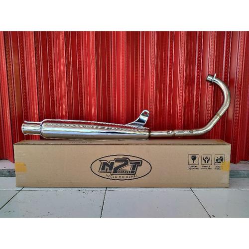 Jual Knalpot N2T Corbi Original CB GL 100 Stainless Jogjakarta knalpot ...