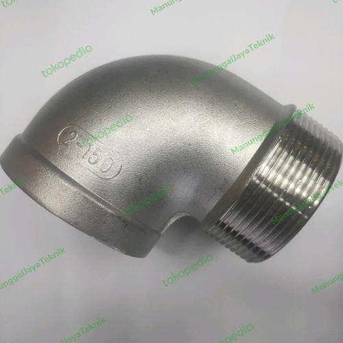 Jual Street Elbow Stainless Steel 2" Inch / Elbow Drat Luar SS304 2 ...