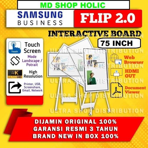 Jual Samsung interactive 75 inch WM75A FLIP 3 - Jakarta Pusat - MD SHOP ...