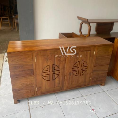 Jual MEJA BUFFET MEJA TV MINIMALIS KAYU JATI - Kab. Jepara - WOODSLAP ...