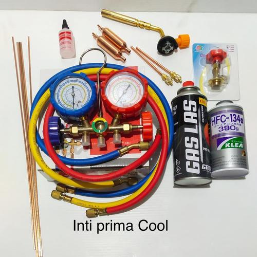 Jual PAKET ALAT PENGISIAN FREON KULKAS R134A KOMPLIT + LAS MURAH ...