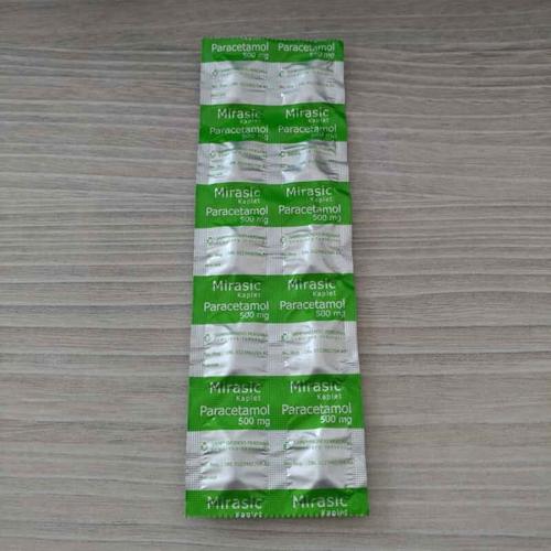 Jual Mirasic Paracetamol 500mg Kaplet Strip 10 Tablet - Kota Pekanbaru ...
