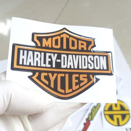 Jual Sticker timbul Motor Harley Davidson emblem lentur stiker motor ...