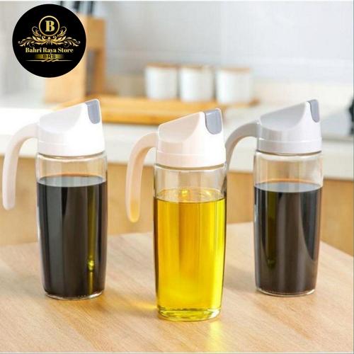 Promo Botol Minyak Otomatis Botol Minyak Kaca Premium Botol Kecap - 600ml - Tutup Minyak ...
