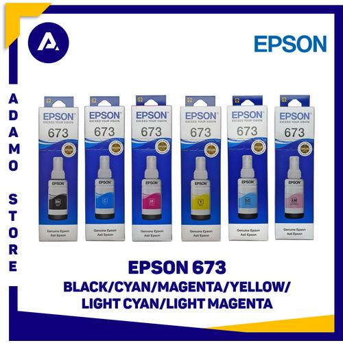 Jual Tinta Epson 673 Original T673 Printer L800 L805 L810 L850 L1800 - Yellow - Kota Surabaya ...