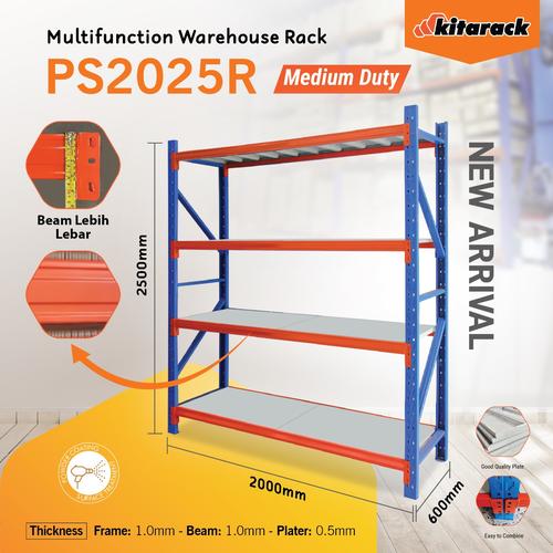 Jual WAREHOUSE RACK KITARACK PS2025 UKURAN 200x60x250 RAK GUDANG 4 ...