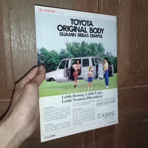 Jual Iklan Cetak Jadul Toyota Kijang Original Body - Putih - Kota ...