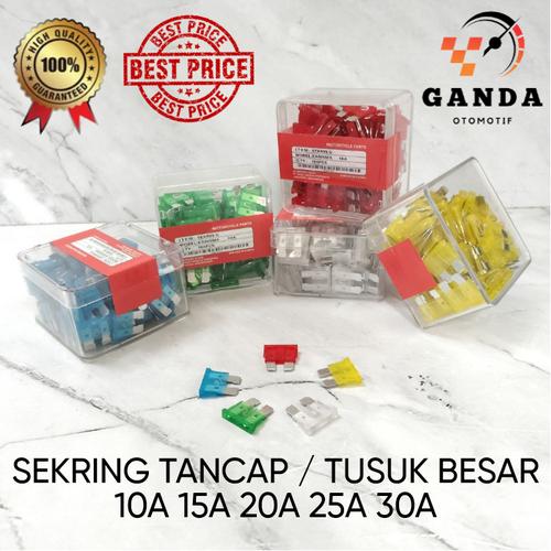 Jual FUSE DX BESAR 10A 15A 20A 25A 30A - SEKRING TUSUK / TANCAP BESAR ...