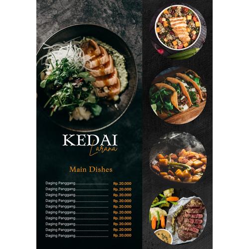 Jual Jasa Design/Desain Menu/Price List Makanan dan Minuman/ Cafe Resto ...