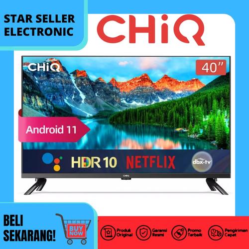 Jual CHIQ 40 Inch Newest Android 11 Frameless Digital TV L40G7//40G7 ...