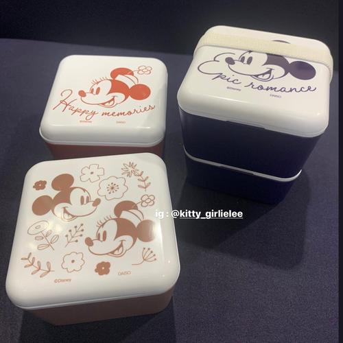 Jual Lunchbox susun mickey minnie mouse/bento box susun mickey mouse ...