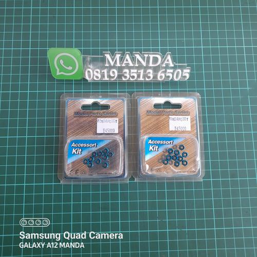 Jual Nylon lock nut M3 mur m3 RC mobil NO baut screw HW sanwa yokomo ...