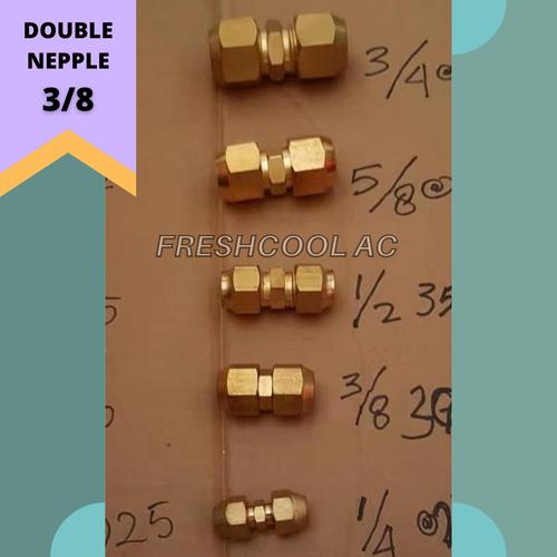 Jual DOUBLE NEPPLE DOUBLE NEPLE DOBEL NEPEL UKURAN 3/8 (SAMBUNGAN PIPA ...