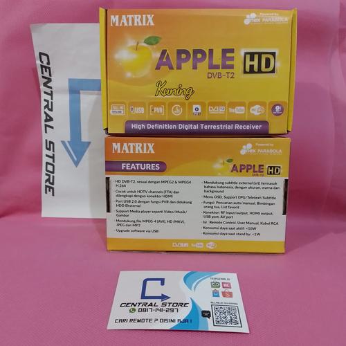 Jual Set Top Box Matrix Apple Kuning HD DVB-T2 ORIGINAL - Jakarta Barat - Central Store ID ...