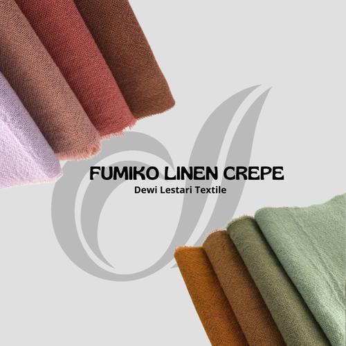 Jual Kain Fumiko Linen Crepe harga per 0,5 yard - Original Japanese ...