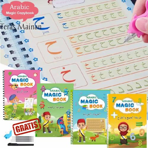 Jual 1 Set 4 Buku Magic Pratice Belajar Menulis Huruf Hijaiyah Copy ...