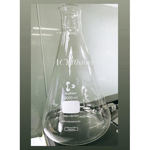 Jual DURAN Erlenmeyer Flask, Narrow Neck 3000ml, 5000ml - 5000 ml ...
