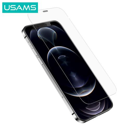 Promo USAMS BH674 Transparent Tempered Glass Screen Protector iP12 ...