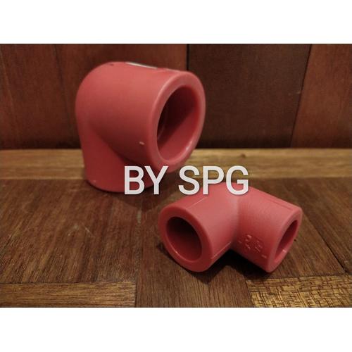 Jual Elbow PPR 1/2" inch Merah Knee Keni PPR E000526 Fitting Pipa - Kab ...