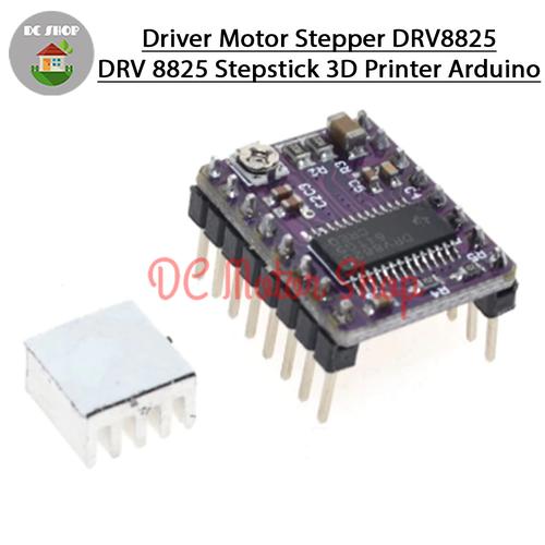 Jual Driver Motor Stepper DRV8825 DRV 8825 Stepstick 3D Printer Arduino ...