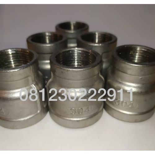 Jual Reducer Stainless drat 2x11/2 inch / V Sok Reducer Leducer SS 304 ...