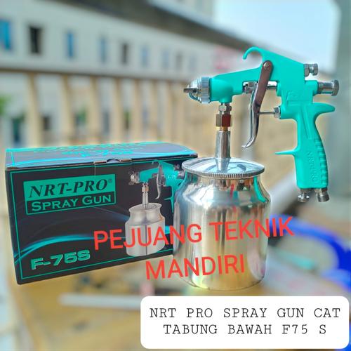 Jual NRT PRO SPRAY GUN F75 TABUNG BAWAH / SEMPROTAN CAT TABUNG BAWAH ...
