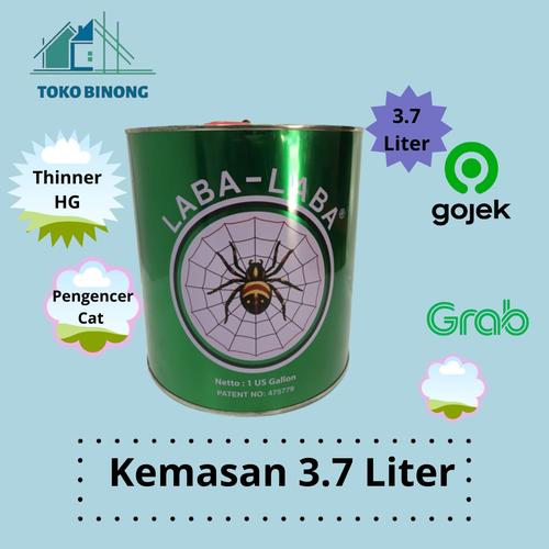 Jual Pengencer Cat Besi, Kayu, Dan Duco Thinner Laba-Laba Hijau 3.7 Liter - Kota Bandung - Toko ...