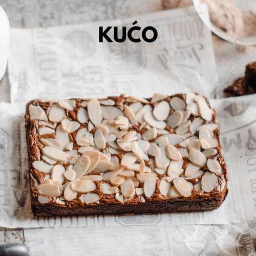 Jual KUCO - Almond - Signature Fudgy Browny - Small, ADD Bubble Wrap ...