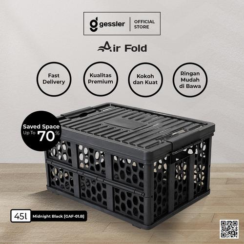 Jual Gessler Container Box Air Fold Lipat Berlubang 45 Liter - Kab ...