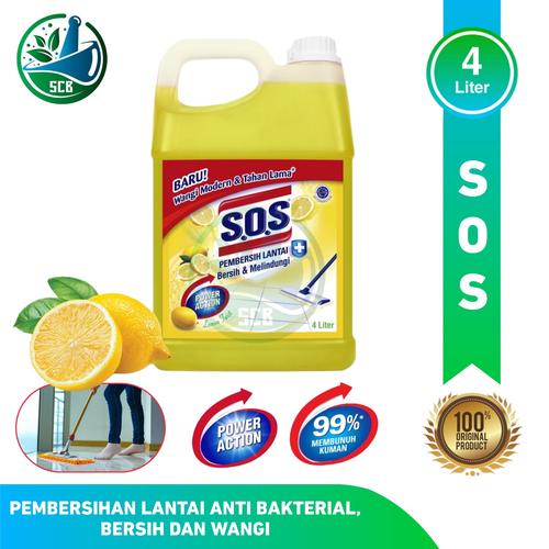 Jual SOS Pembersih Lantai Jerigen Floor Cleaner (Pembersih Lantai) 4 ...