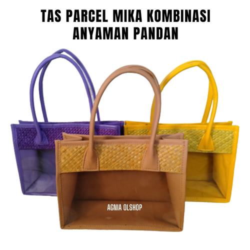 Jual Tas Parcel Anyaman Pandan Tas Mika Transparan Keranjang Parcel ...