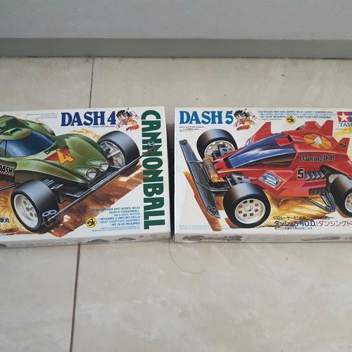 Jual sepaket tamiya dash 4 & dash 5 vintage chrome ver very rare ...