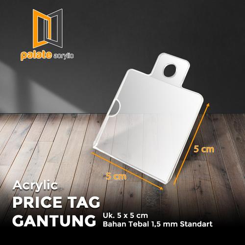 Jual AKRILIK PRICE TAG 5x5 CM - Jakarta Pusat - Palate Acrylic | Tokopedia