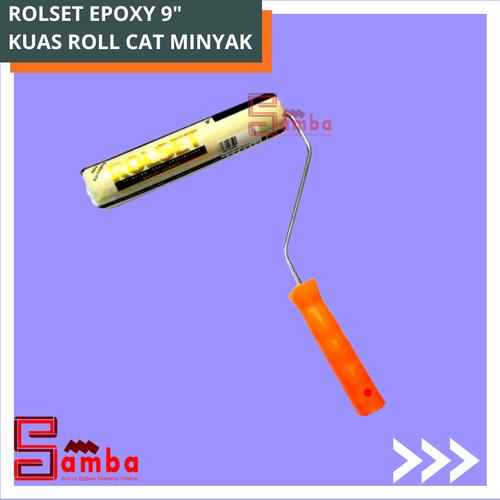 Jual ROLSET EPOXY 9" KUAS ROLL CAT MINYAK DAN LATEX 9 INCH - Kota ...