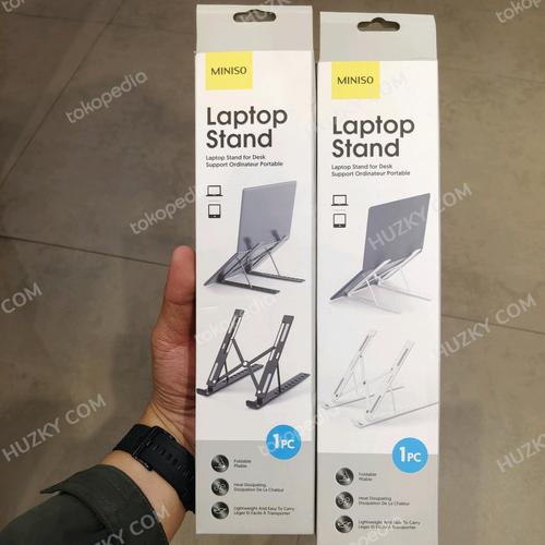 Jual MINISO Laptop Stand for Desk / Alas Laptop & Tablet - Black ...