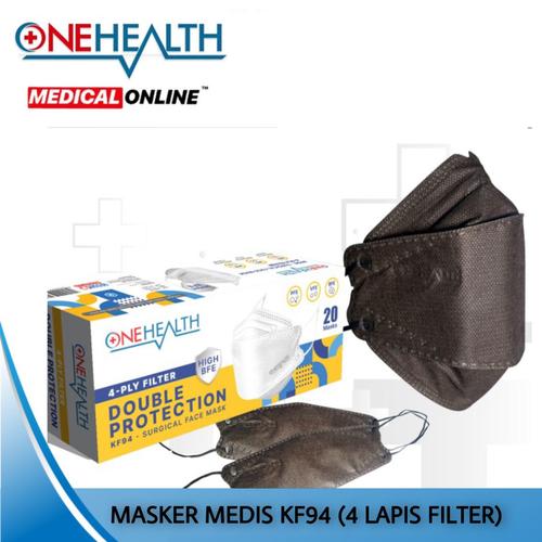 Jual MASKER ONEHEALTH KF94 MEDIS 4 PLY FILTER SURGICAL MASK MEDICAL ...