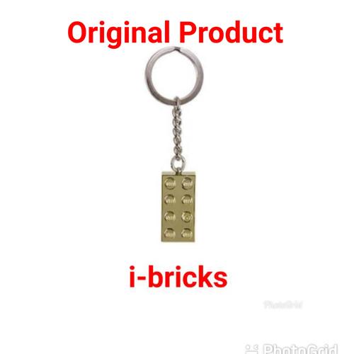 Jual lego keychain brick gold - Jakarta Utara - I-Bricks | Tokopedia