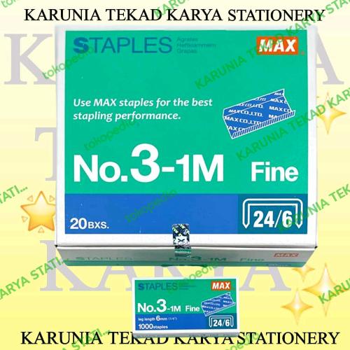 Jual ISI STAPLES MAX NO 3 ATAU 24/6 - Kota Surabaya - KARUNIA TEKAD ... Jual ISI STAPLES MAX NO 3 ATAU 24/6 - Kota Surabaya - KARUNIA TEKAD ...