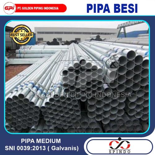Jual Pipa Besi Galvanis Medium SNI Merk Spindo,1/2" s/d 4" - update ...