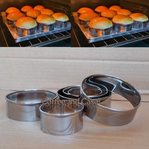 Promo ring burger/ring cutter cetakan roti bulat/ring oval - Oval ...
