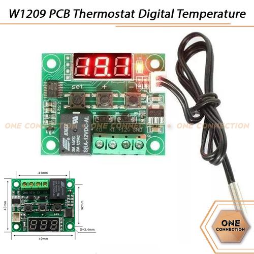 Jual W1209 PCB Thermostat Digital Temperature Controller Control Suhu ...