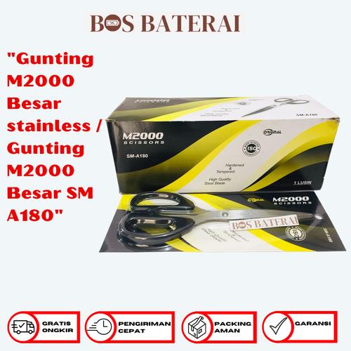 Jual Gunting M2000 Besar stainless / Gunting M2000 Besar SM A180 ...