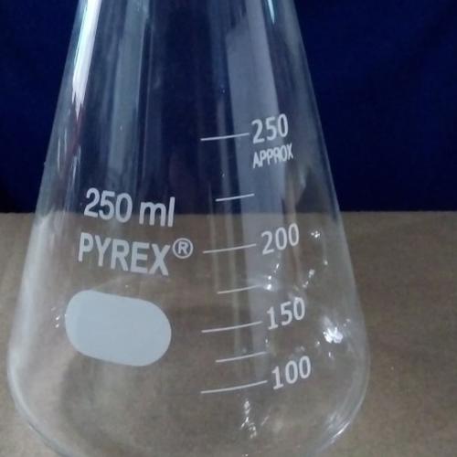 Jual Erlenmeyer Glass Pyrex 250 ml. Erlenmeyer Flask 250 ml Pyrex - Kab ...