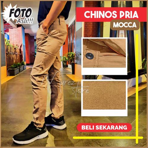 Promo PROMO.!!! CELANA CHINO PANJANG PRIA MURAH TERLARIS COD BAYAR DI TEMPAT - Moka, 35 - Kota ...