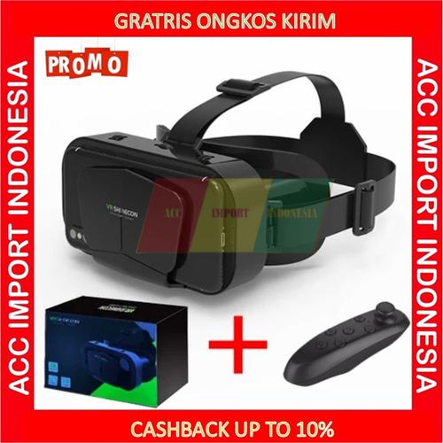 Promo Shinecon VR BOX Virtual Reality With Remote Control 3D Glasses 7 ...