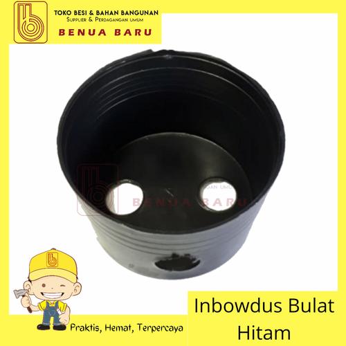 Jual Inbowdus Bulat Hitam / Mangkok Listrik Bulat Inbowdus /Mangkok ...