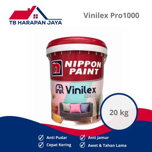 Jual Cat Tembok Interior Nippon Vinilex Pro 1000 20 kg - Putih 9102 ...